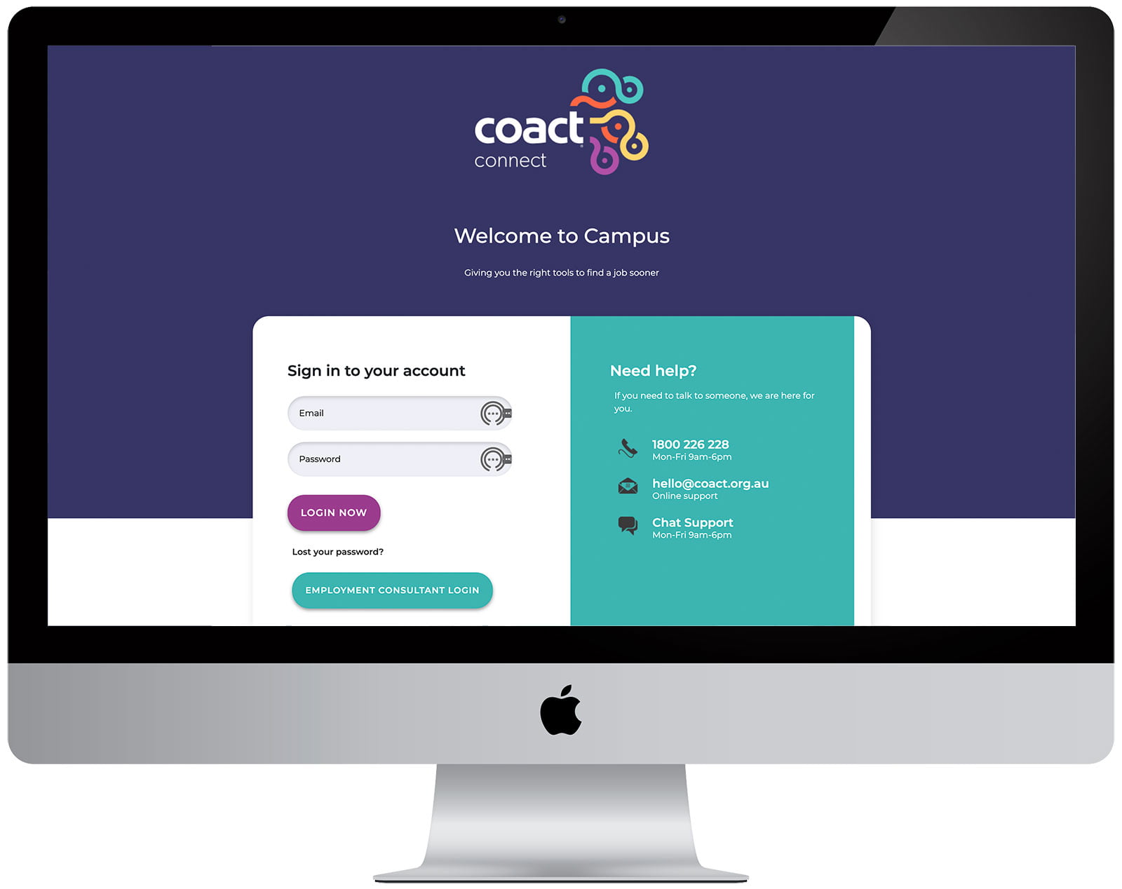 CoAct Campus Web Application Development - Slant Webdesign Melbourne-02